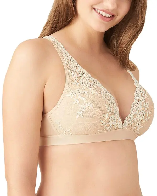 Wacoal Embrace Lace Convertible Soft Cup Wireless Bra - Sand
