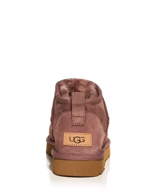 UGG Classic Ultra Mini Shearling Booties - Portobello