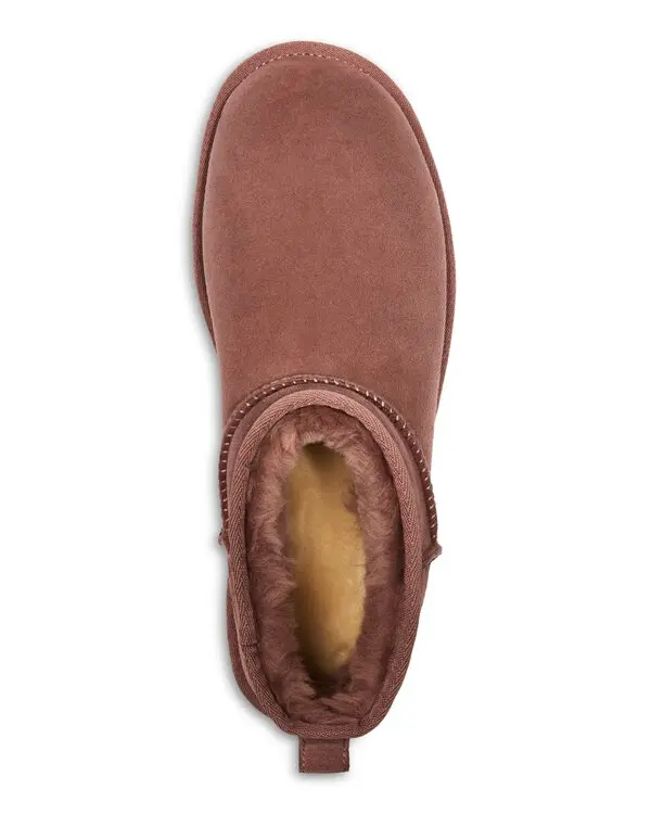 UGG Classic Ultra Mini Shearling Booties - Portobello
