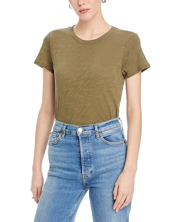 ATM Anthony Thomas Melillo Schoolboy Crewneck Tee - Army