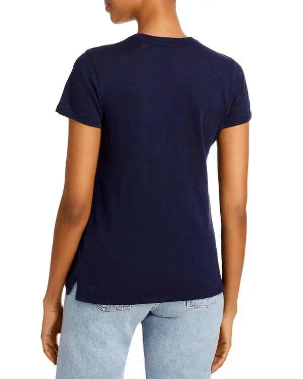 ATM Anthony Thomas Melillo Schoolboy Crewneck Tee - Midnight