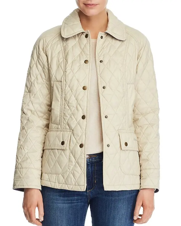 Barbour Beadnell Quilted Jacket - Pearl