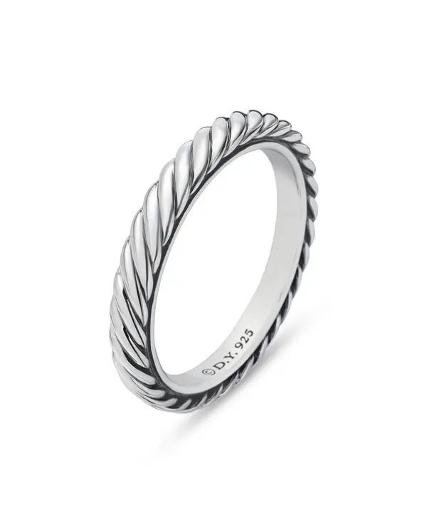 David Yurman Cable Collectibles Band Ring - Silver