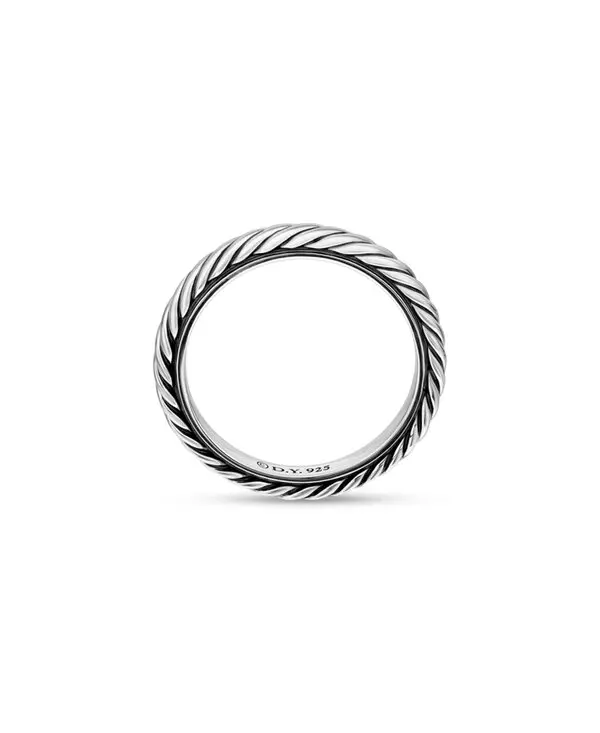 David Yurman Cable Collectibles Band Ring - Silver
