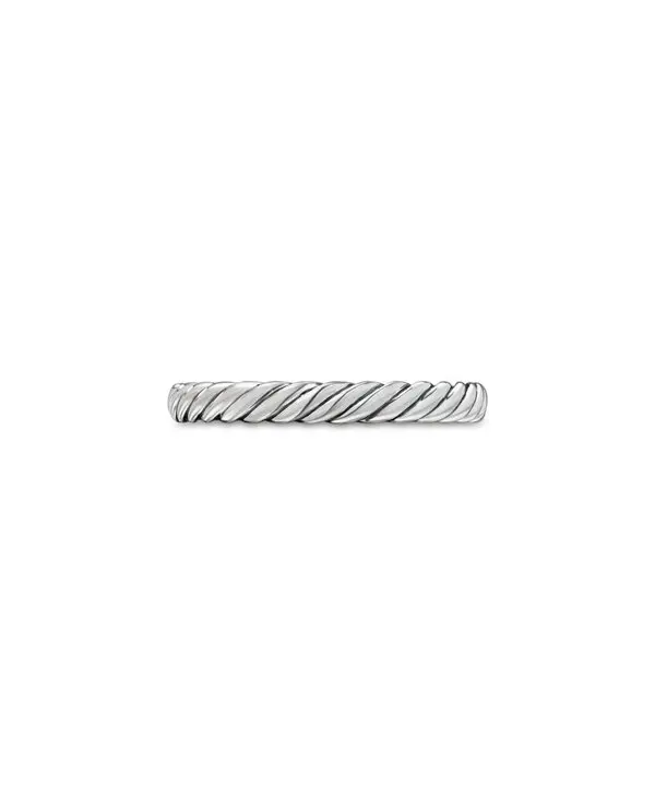 David Yurman Cable Collectibles Band Ring - Silver