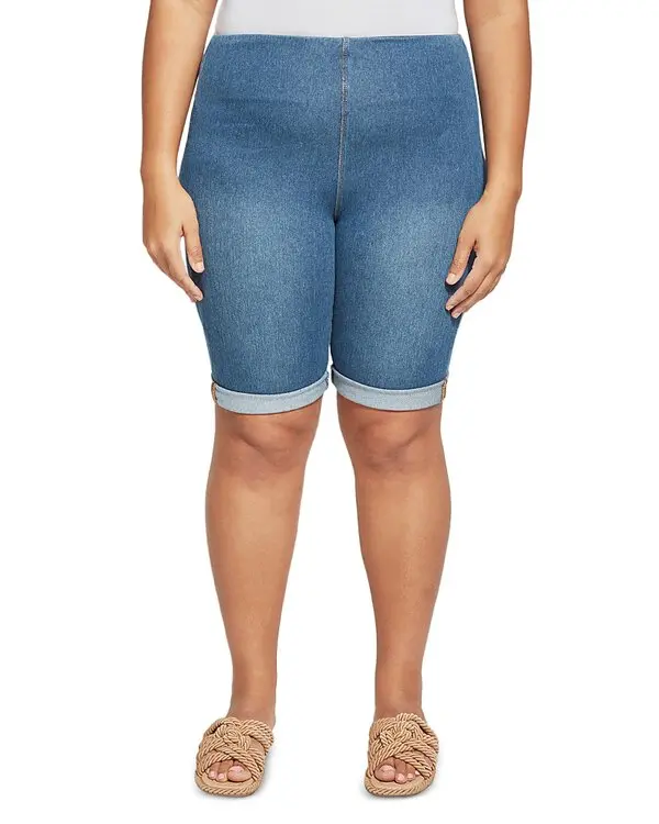 Lyssé Boyfriend Shorts - Midwash