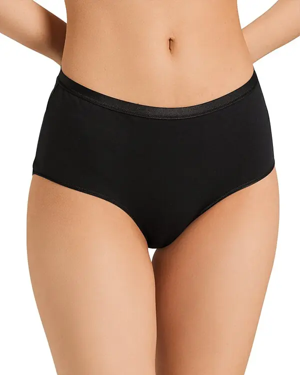 Hanro Cotton Sensation Full Briefs - Black