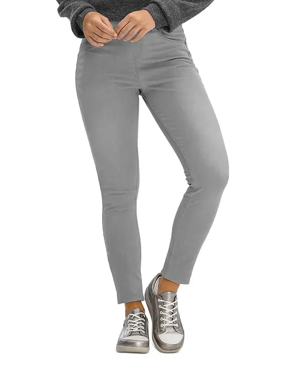 Hue Ultra-soft High-waisted Denim Leggings - Silver Grey Wash
