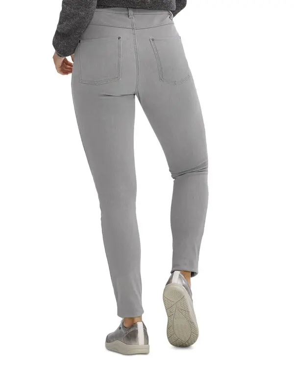 Hue Ultra-soft High-waisted Denim Leggings - Silver Grey Wash
