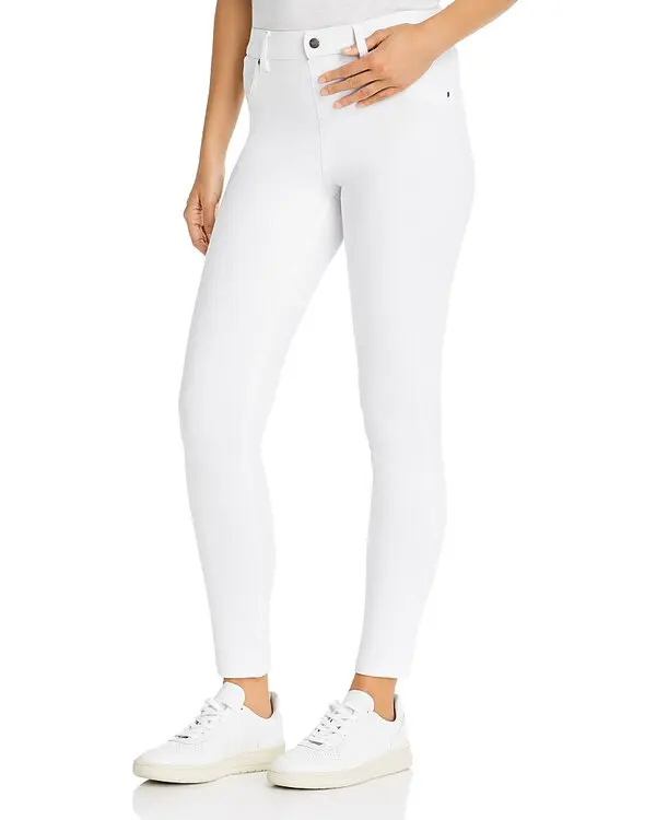 Hue Ultra-soft High-waisted Denim Leggings - White