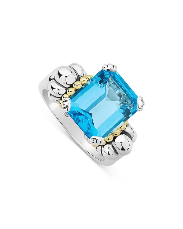 Lagos Glacier Topaz Ring - Blue
