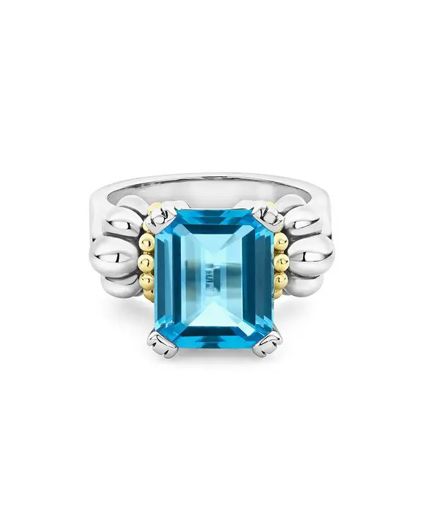 Lagos Glacier Topaz Ring - Blue
