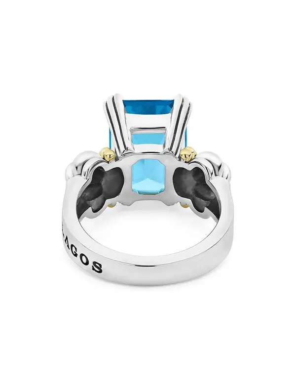 Lagos Glacier Topaz Ring - Blue
