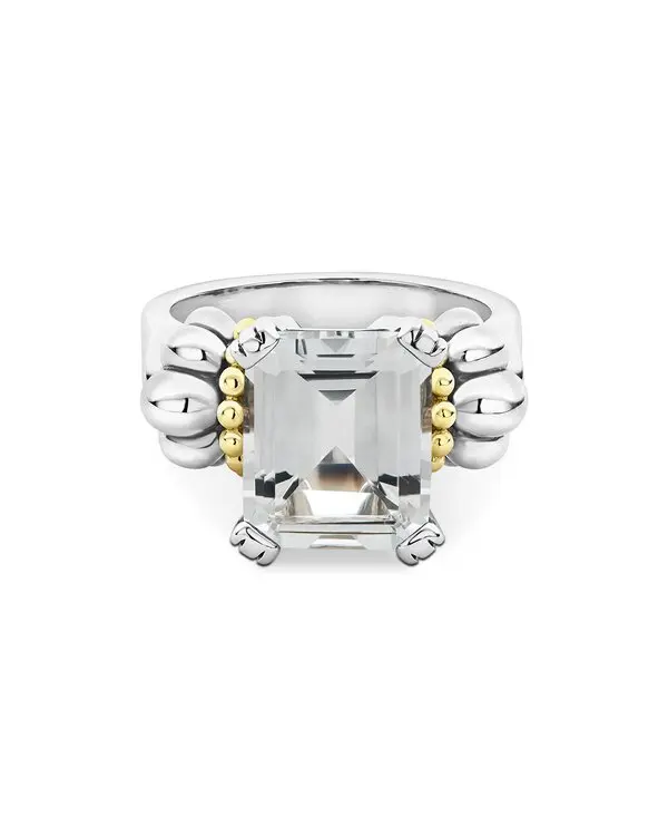 Lagos Glacier Topaz Ring - White