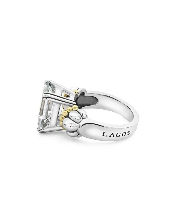 Lagos Glacier Topaz Ring - White