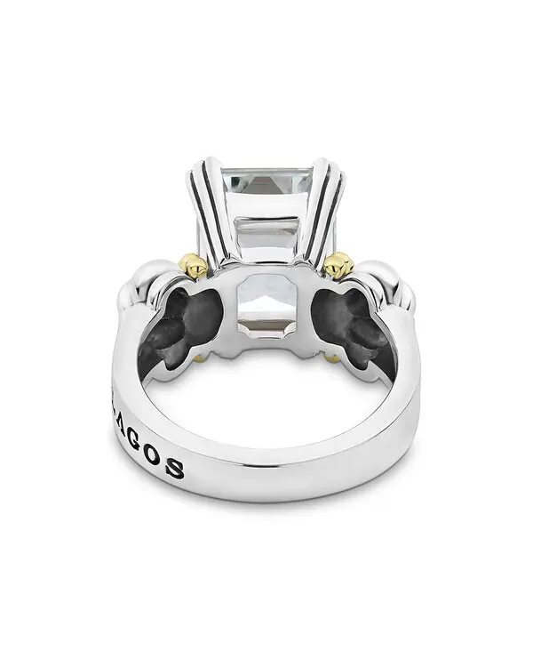 Lagos Glacier Topaz Ring - White