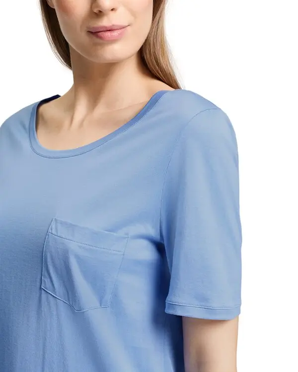 Hanro Cotton Deluxe Sleepshirt - Bluebird