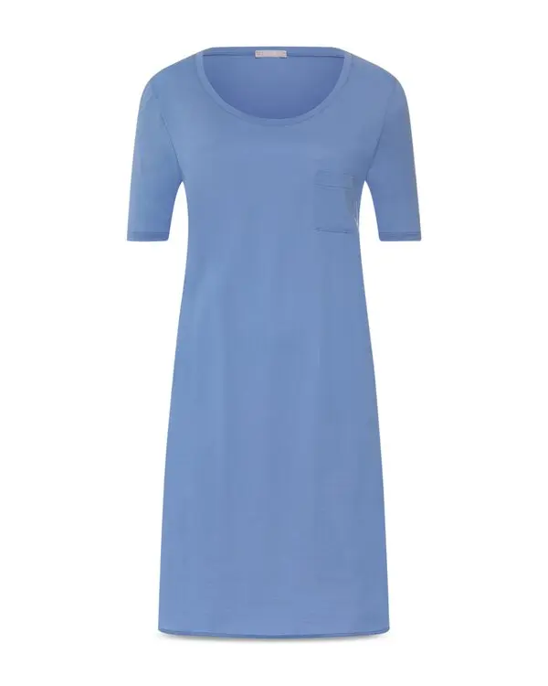 Hanro Cotton Deluxe Sleepshirt - Bluebird