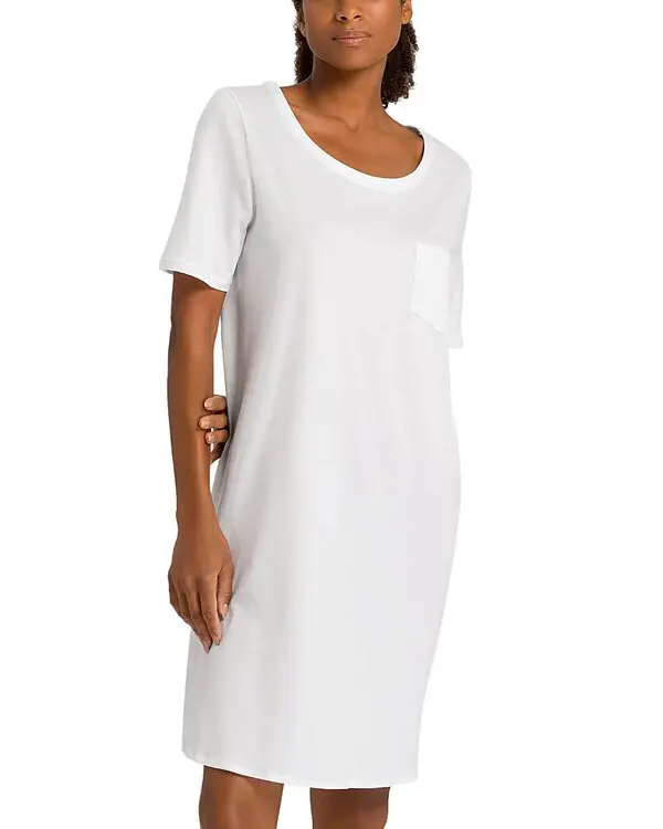 Hanro Cotton Deluxe Sleepshirt - White