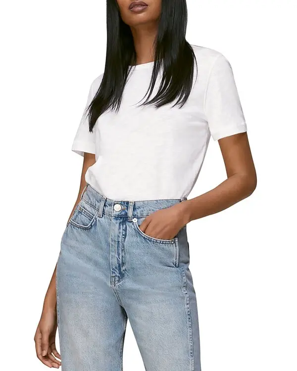Whistles Emily Ultimate Shirt - White