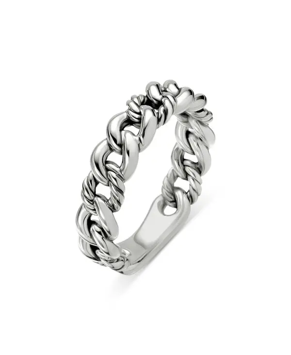 David Yurman Belmont Curb Link Ring - Silver