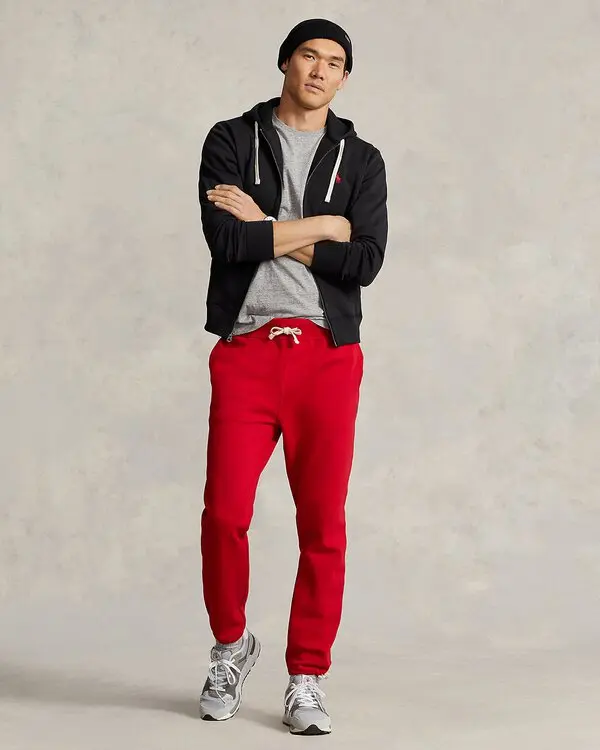 Polo Ralph Lauren Fleece Classic Fit Drawstring Pants - Rl Red