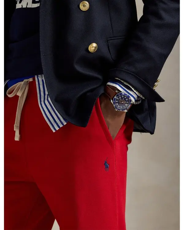 Polo Ralph Lauren Fleece Classic Fit Drawstring Pants - Rl Red