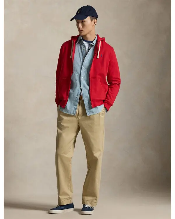 Polo Ralph Lauren Classic Full-zip Hoodie - Rl Red