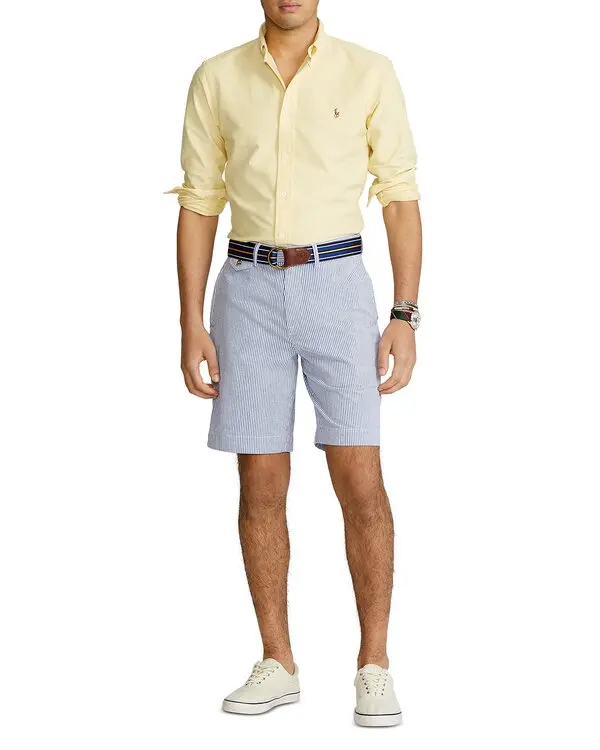 Polo Ralph Lauren Classic Fit Long Sleeve Cotton Oxford Button Down Shirt - Yellow