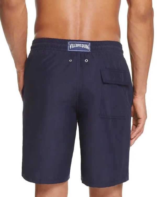 Vilebrequin Okoa Solid 8" Swim Trunks - Navy
