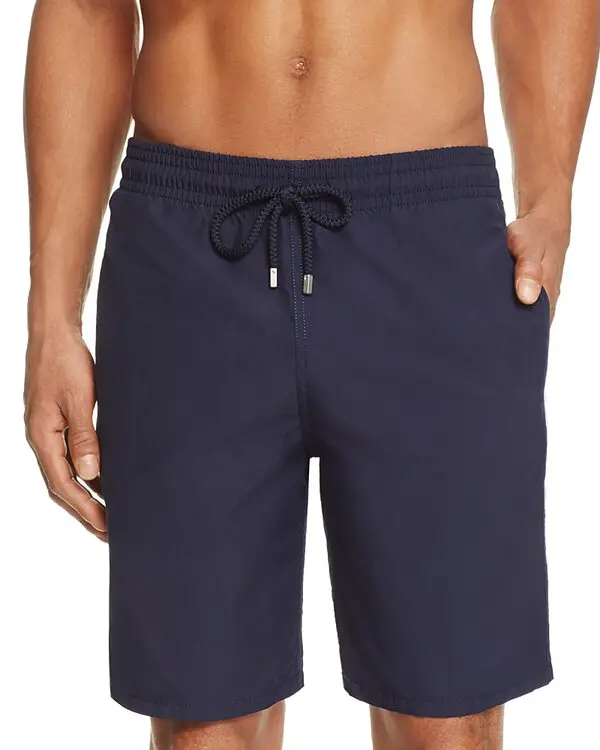 Vilebrequin Okoa Solid 8" Swim Trunks - Navy