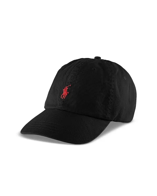 Polo Ralph Lauren Pony Chino Baseball Cap - Black