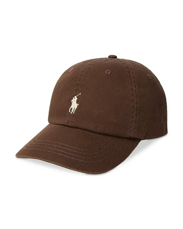 Polo Ralph Lauren Pony Chino Baseball Cap - Coop Brown