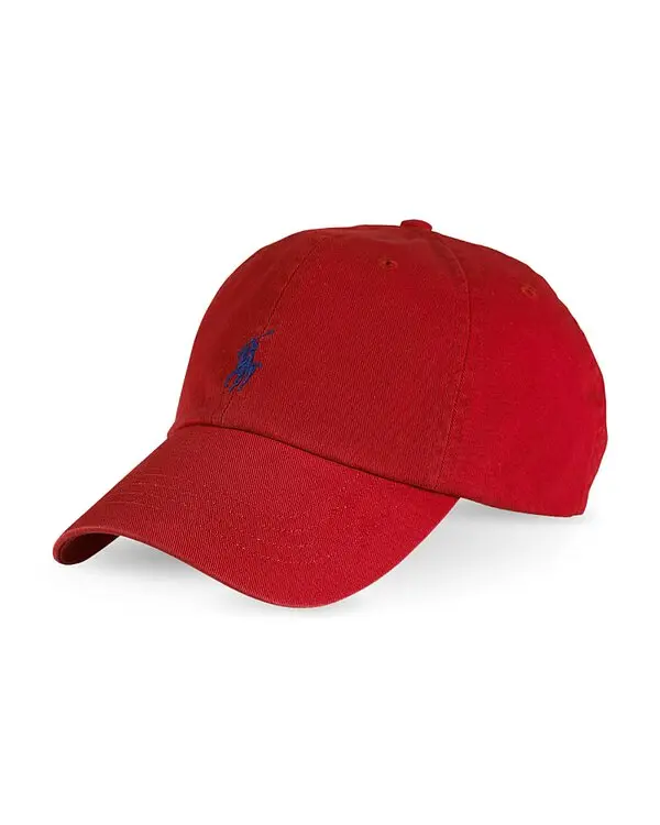 Polo Ralph Lauren Pony Chino Baseball Cap - Flame Red