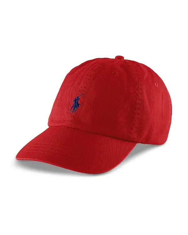 Polo Ralph Lauren Pony Chino Baseball Cap - Flame Red