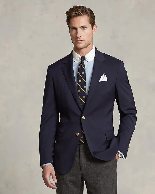 Polo Ralph Lauren Polo Wool Twill Blazer - Navy