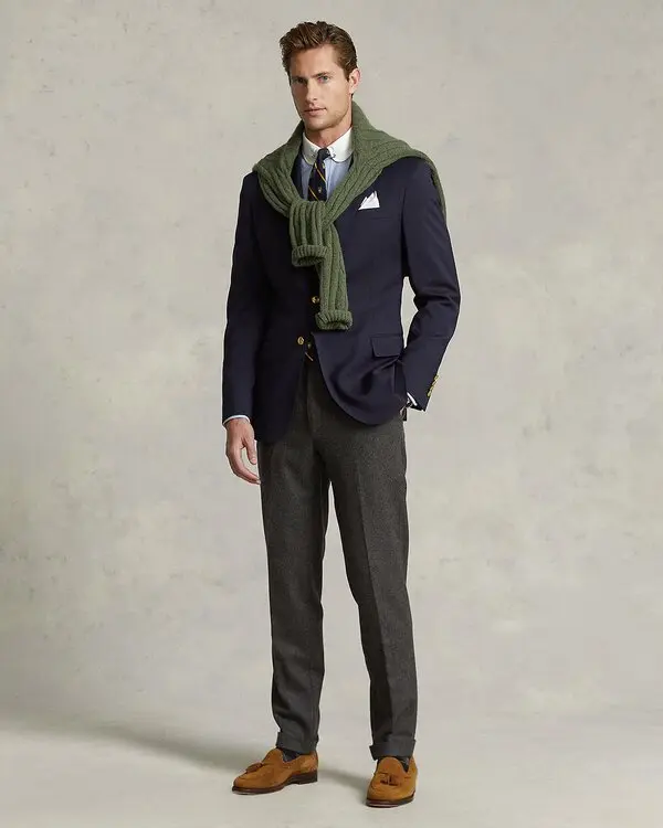 Polo Ralph Lauren Polo Wool Twill Blazer - Navy