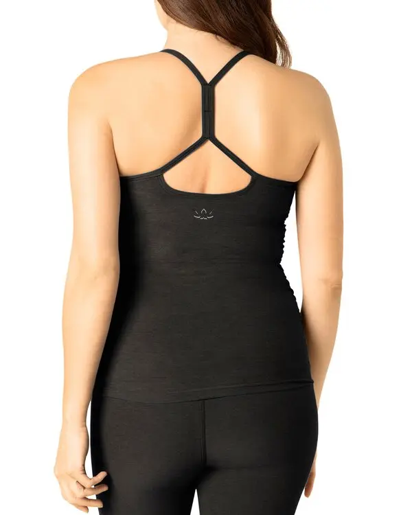 Beyond Yoga Slim Fit Spacedye Maternity Tank Top - Darkest Night