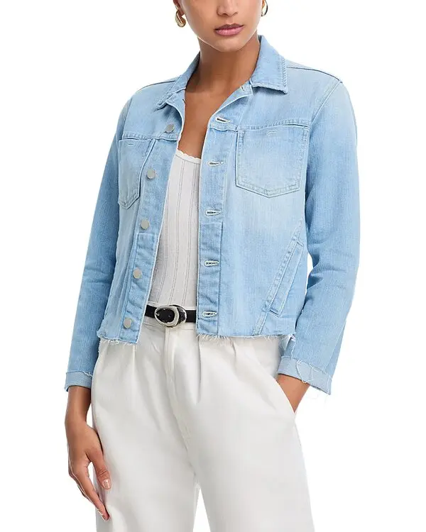 L'Agence Janelle Slim-fit Denim Jacket - Bayridge