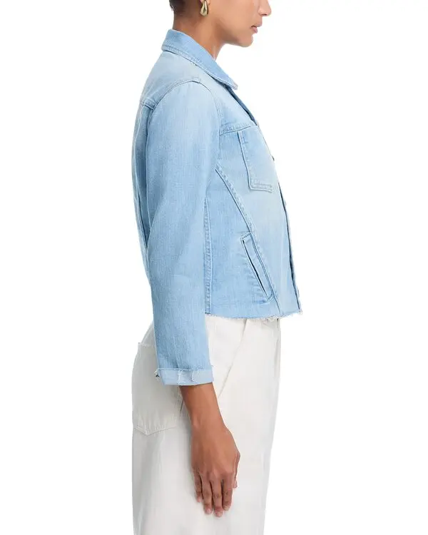 L'Agence Janelle Slim-fit Denim Jacket - Bayridge