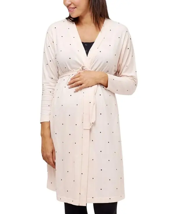 NOM MATERNITY Second Skin Maternity Robe