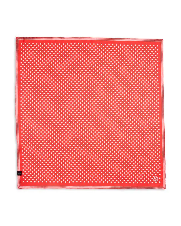 FRAAS Classic Dottie Square Silk Scarf