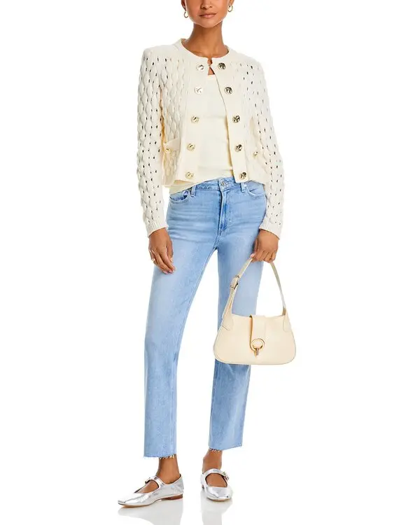 Paige Cindy High-rise Ankle Straight Jeans