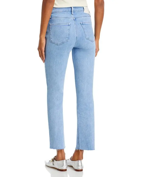 Paige Cindy High-rise Ankle Straight Jeans