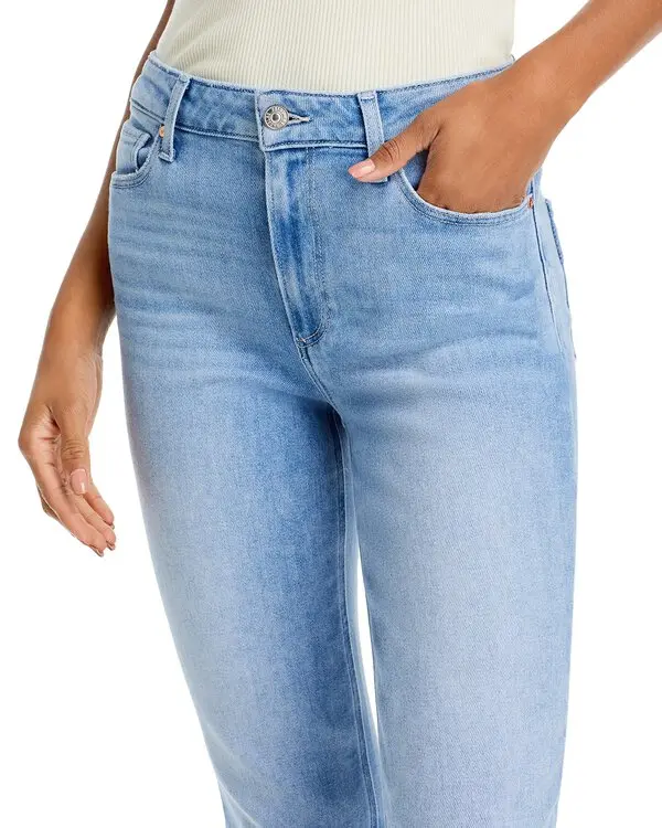 Paige Cindy High-rise Ankle Straight Jeans