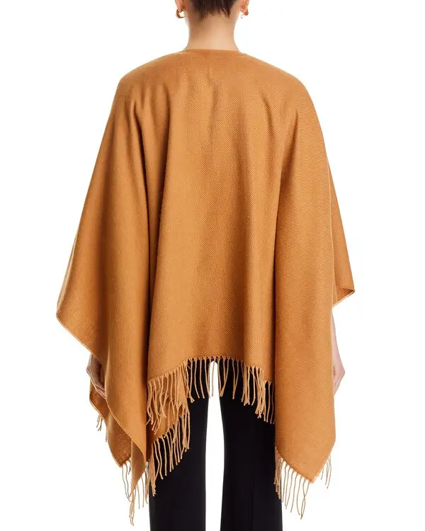 FRAAS Fringe Trim Ruana - Cafe Au La