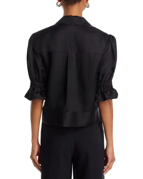 Cinq À Sept Holly Cropped Jacket - Black