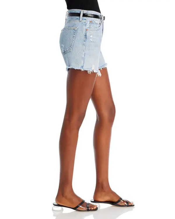 AGOLDE Parker Long Denim Shorts - Swapmeet