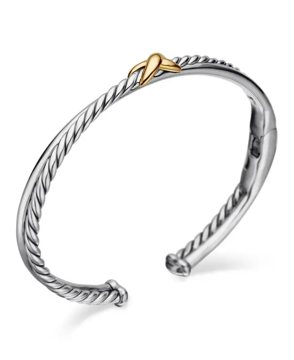 David Yurman Petite X Cuff - Silver