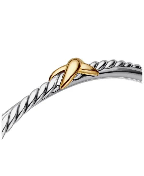 David Yurman Petite X Cuff - Silver